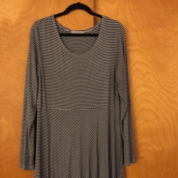 cut loose | Dresses | Gray Or Black Striped Dress Cutloose | Poshmark